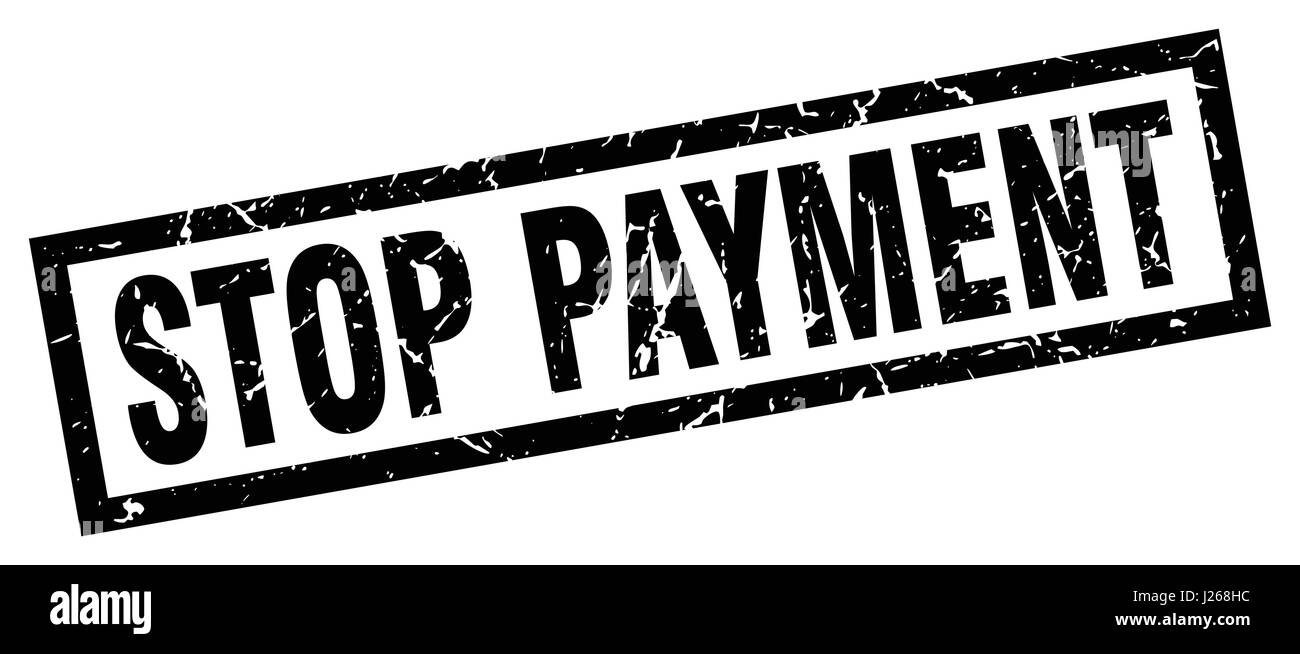 Stop payment seal hi-res stock photography and images - Alamy