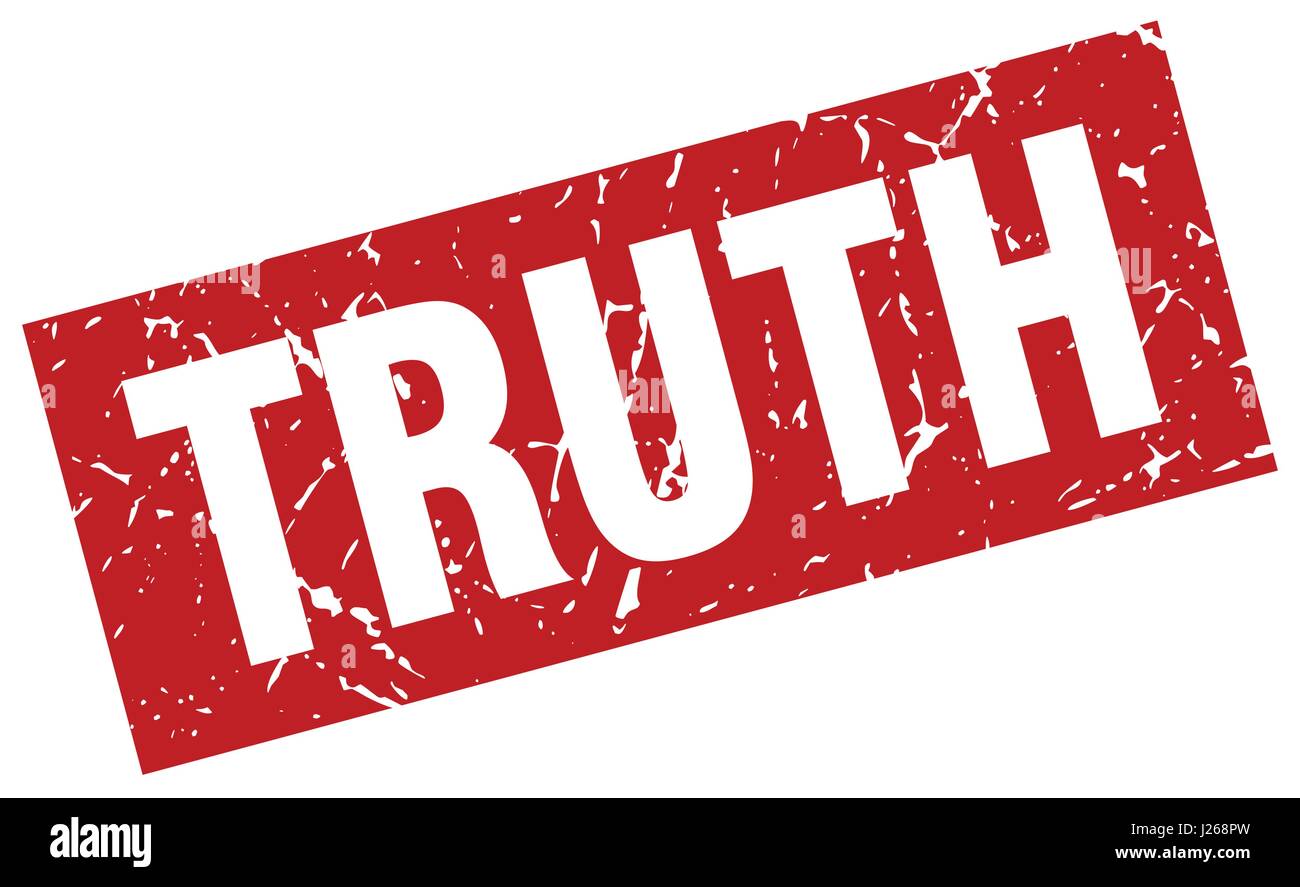 square grunge red truth stamp Stock Vector Image & Art - Alamy