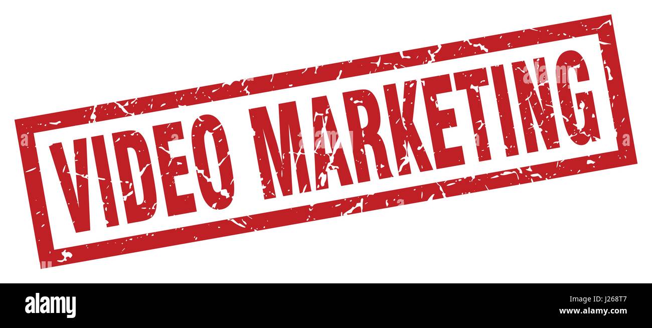 Video marketing square stamp Stock Vector Images - Alamy