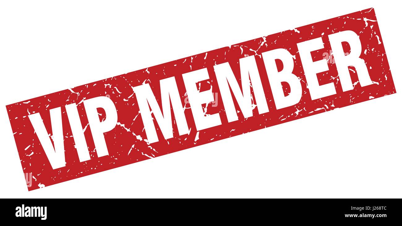 Vip member square stamp hi-res stock photography and images - Alamy