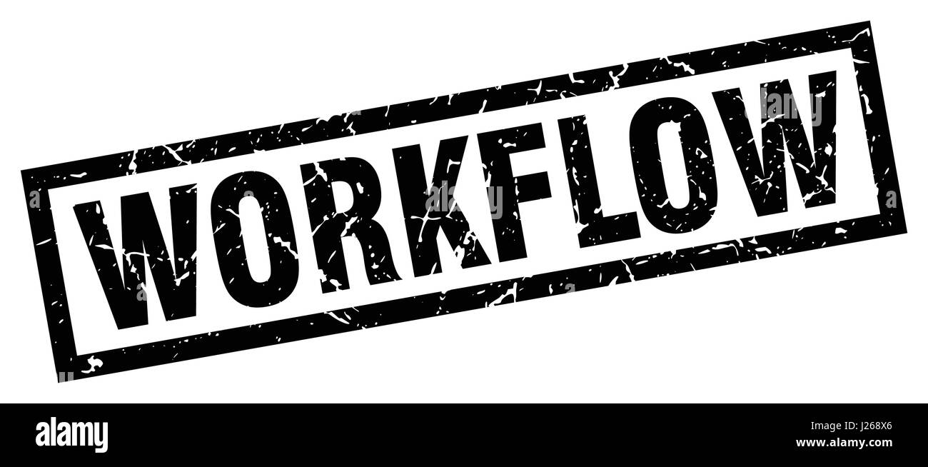Workflow stamp Black and White Stock Photos & Images - Alamy