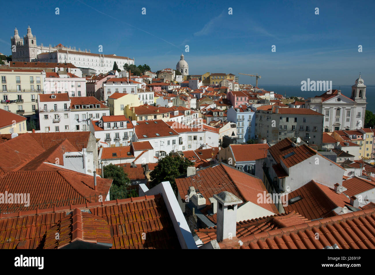 Lisbon rooftop hi-res stock photography and images - Alamy