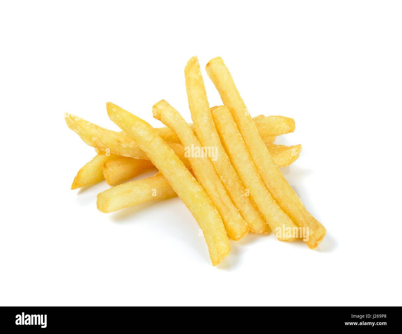 French fries isolated on the white background Stock Photo - Alamy