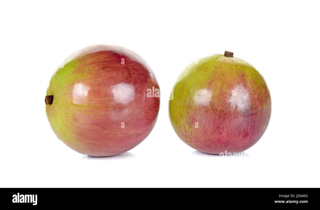 Star apple isolated on the white background Stock Photo - Alamy