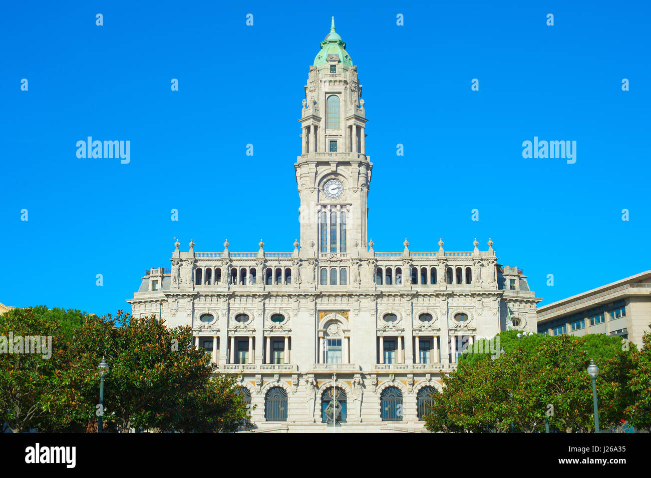 View of Porto City Hall in the day. Portugal Stock Photo - Alamy
