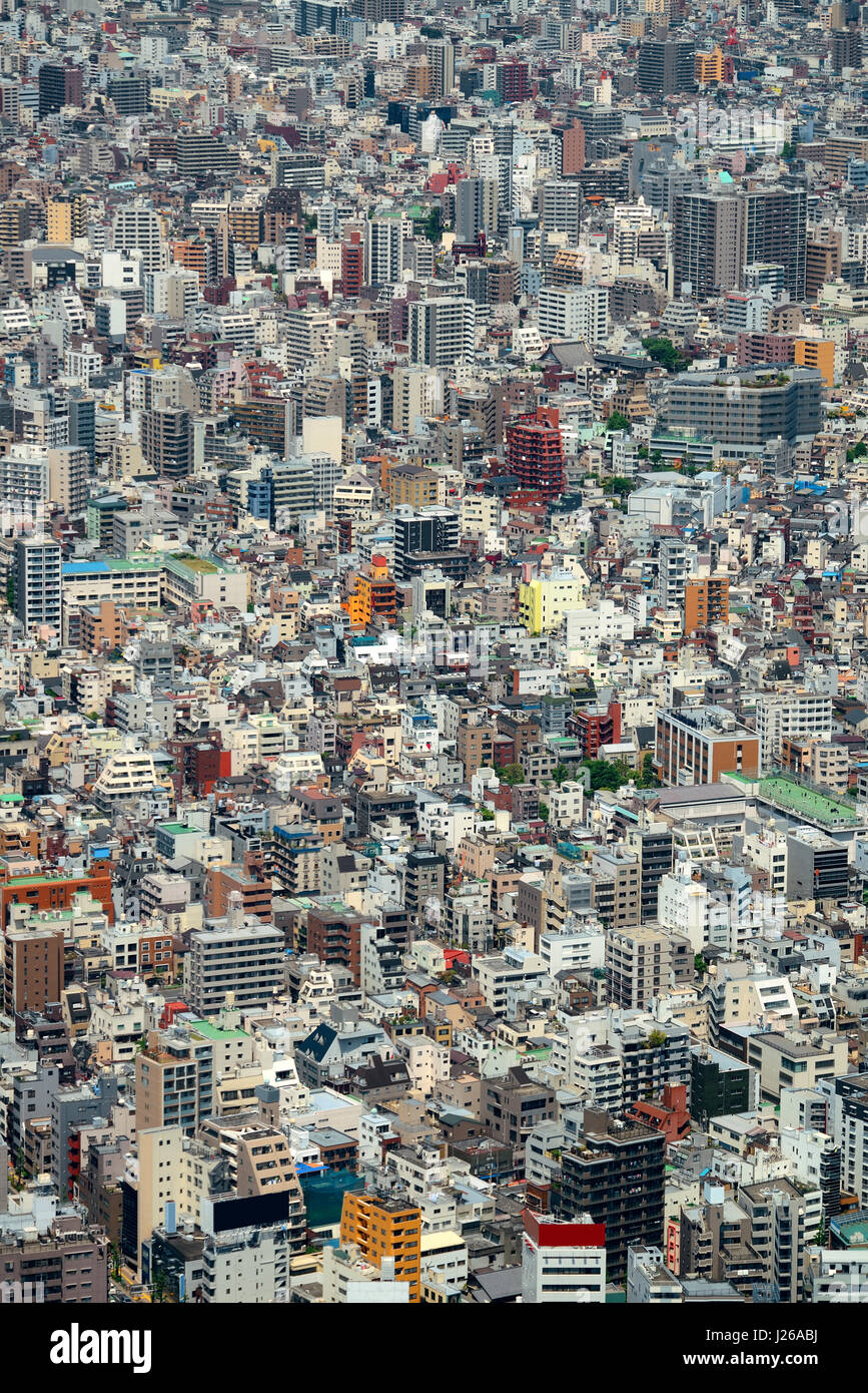 Tokyo urban rooftop view background, Japan Stock Photo - Alamy