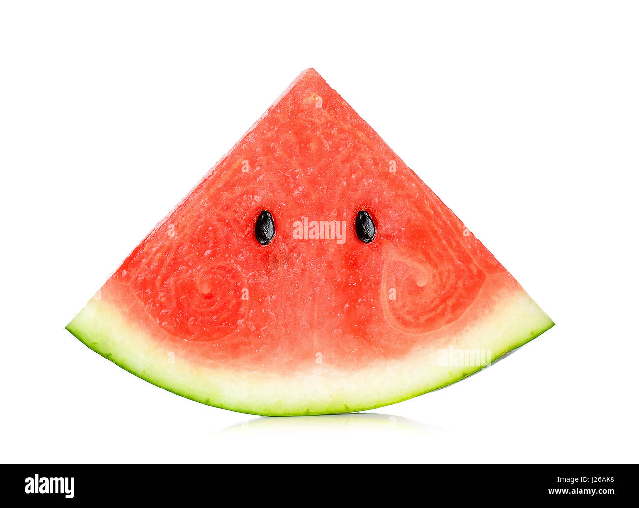 Sliced of watermelon isolated on white background Stock Photo - Alamy