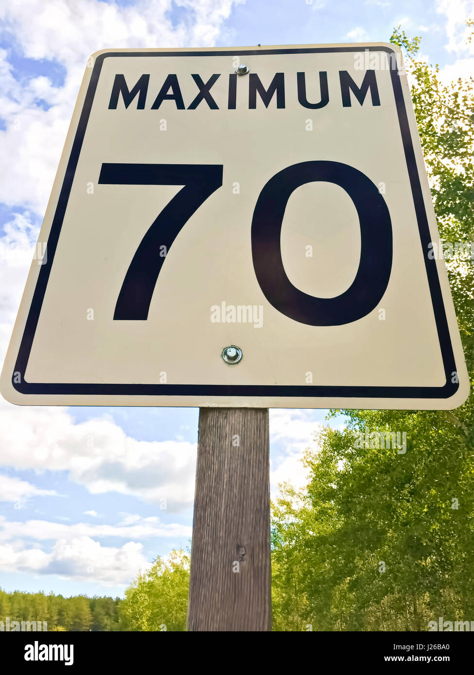 70 mile sign hi-res stock photography and images - Alamy
