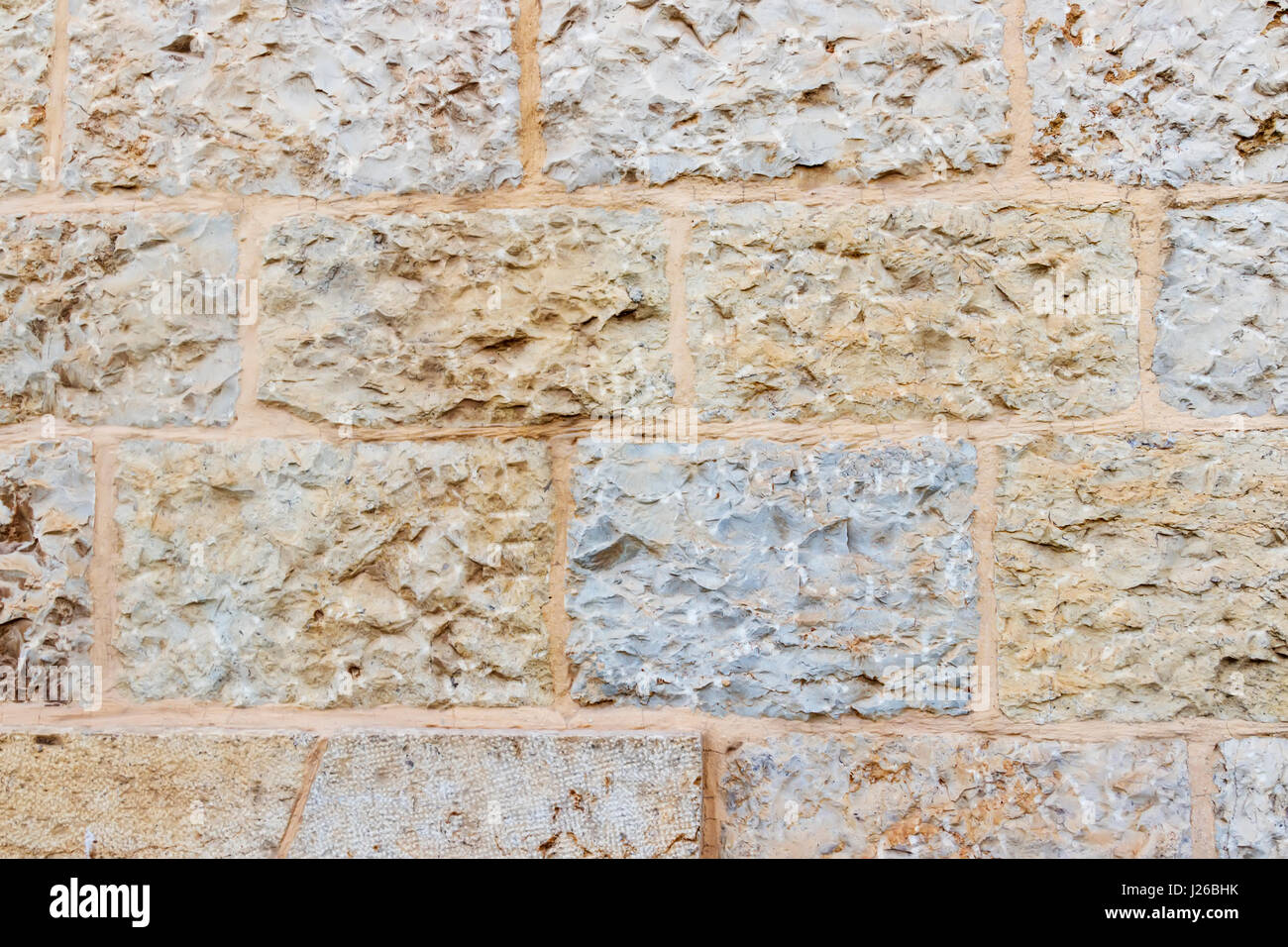 Jerusalem stone wall Stock Photo - Alamy