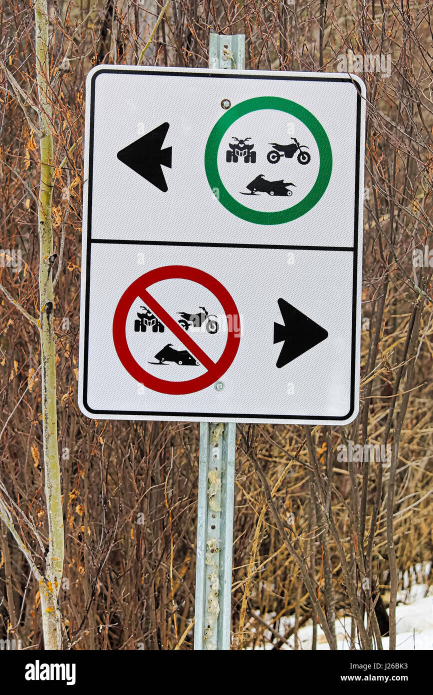 Recreation Road Signs