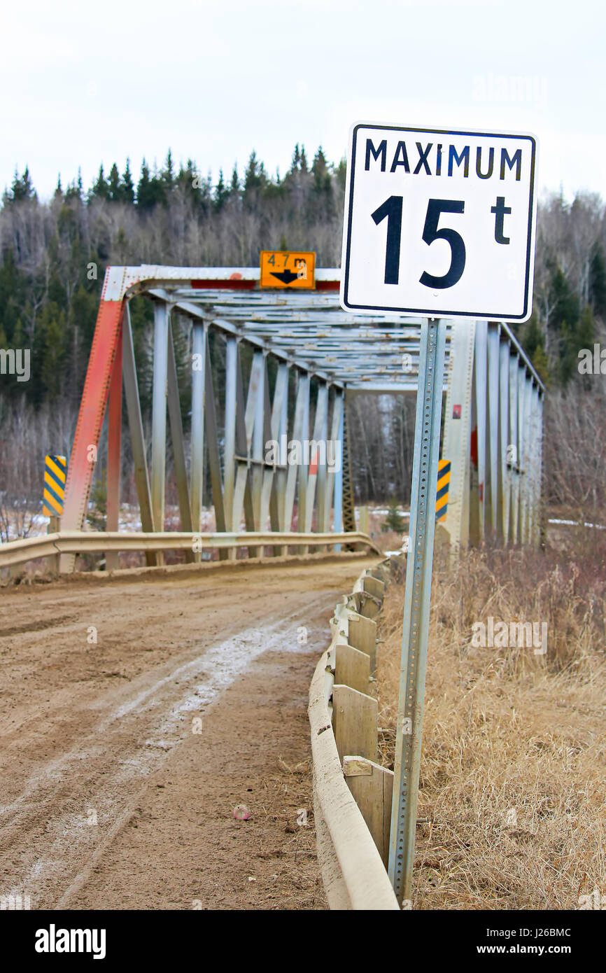 Vehicle weight restriction hi-res stock photography and images - Alamy