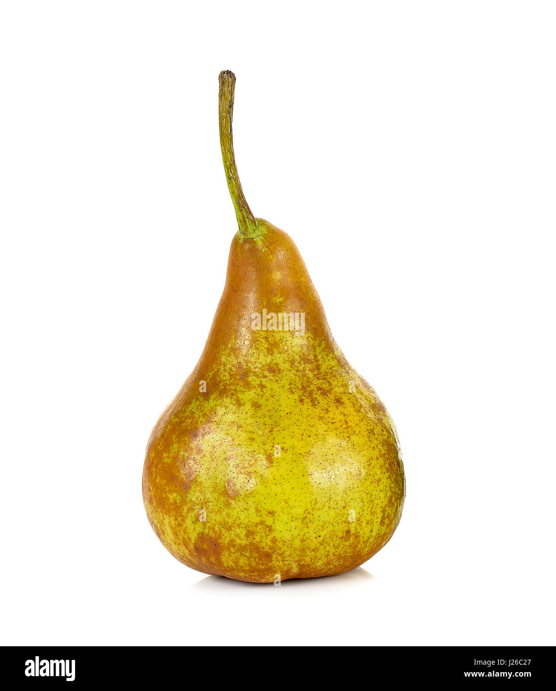 Brown pear isolated on a white background Stock Photo - Alamy
