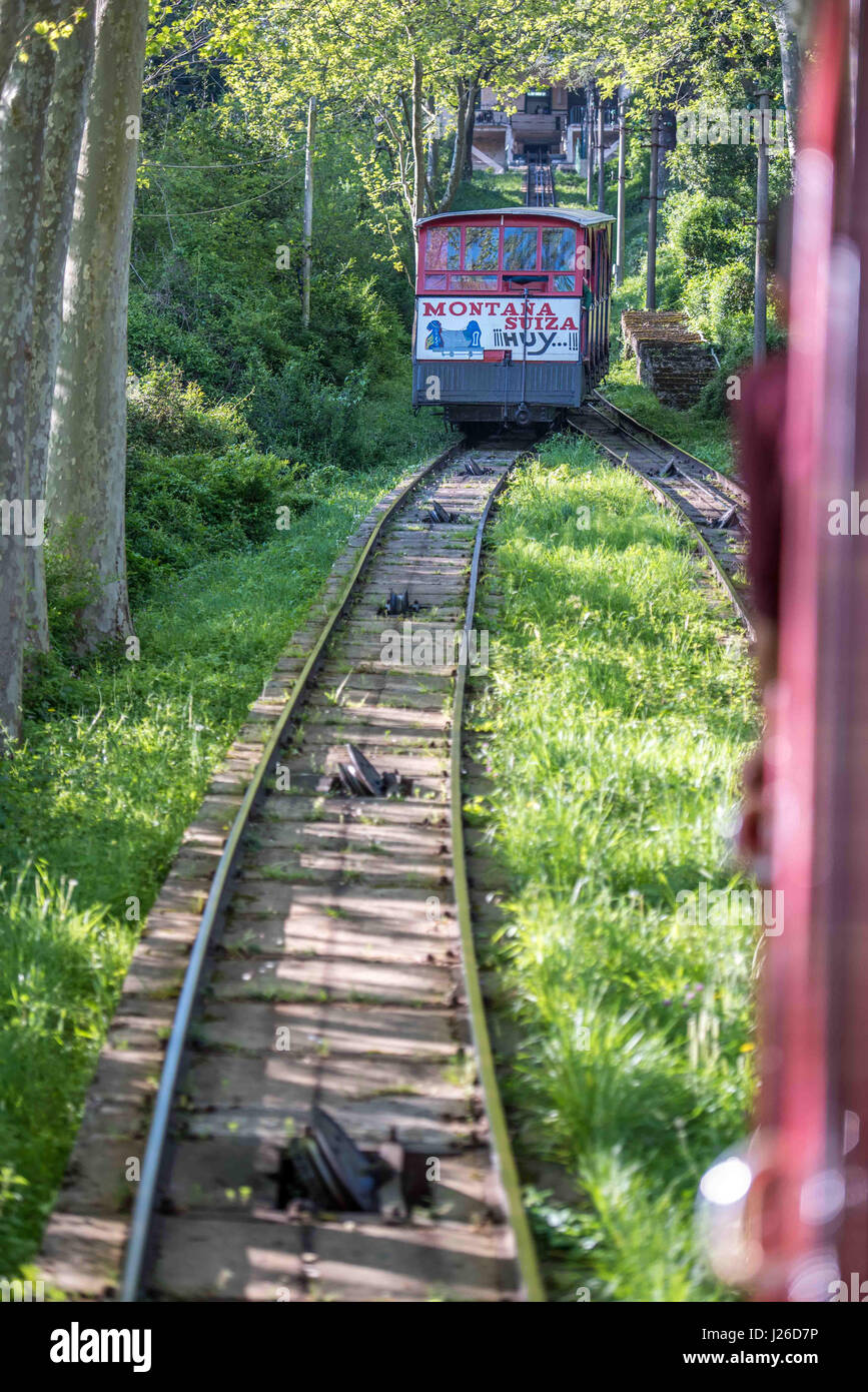 Funiculars using short urban lines to multi-section mountain railways ...