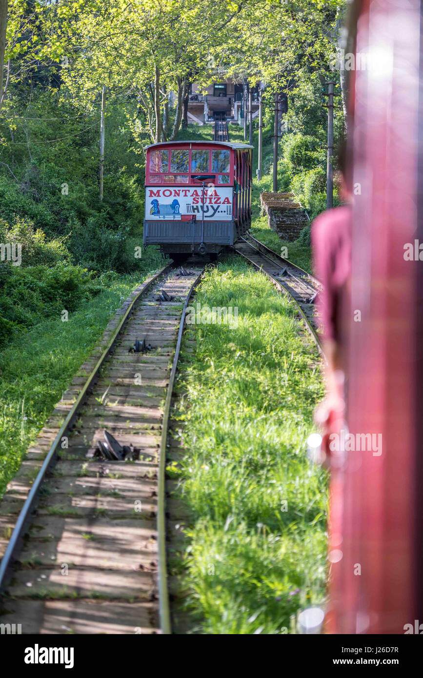 Funiculars using short urban lines to multi-section mountain railways ...