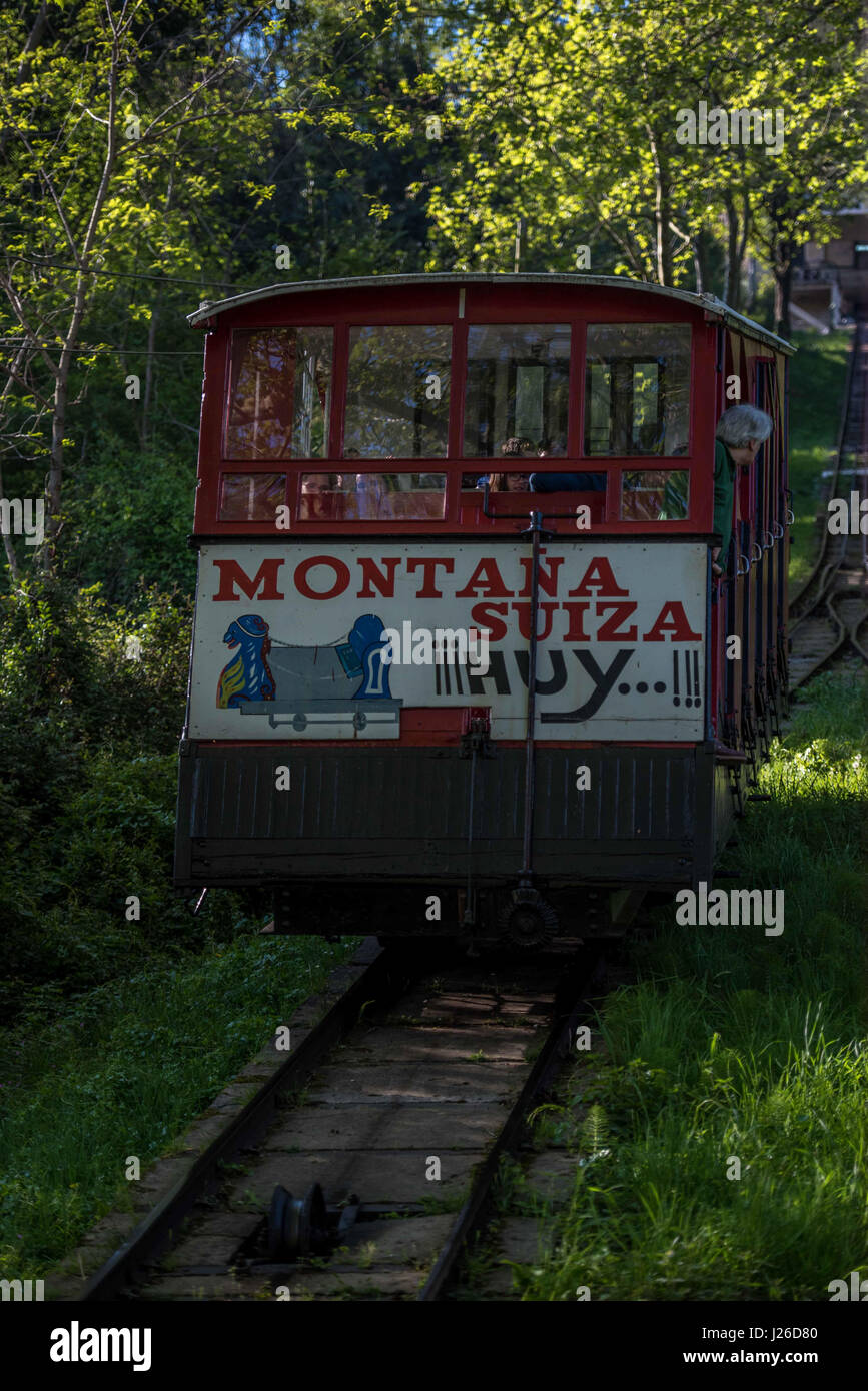 Funiculars using short urban lines to multi-section mountain railways ...