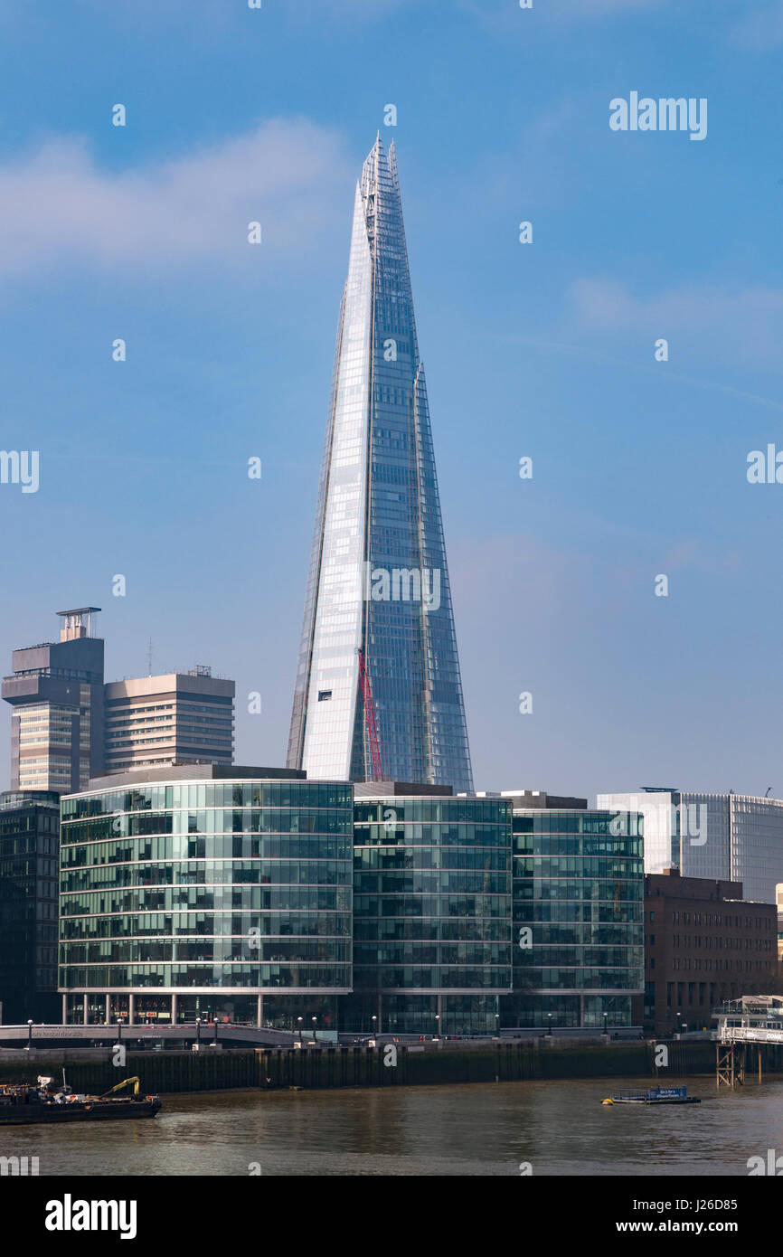 The Shard, designed by Renzo Piano, in London, United Kingdom, Europe ...