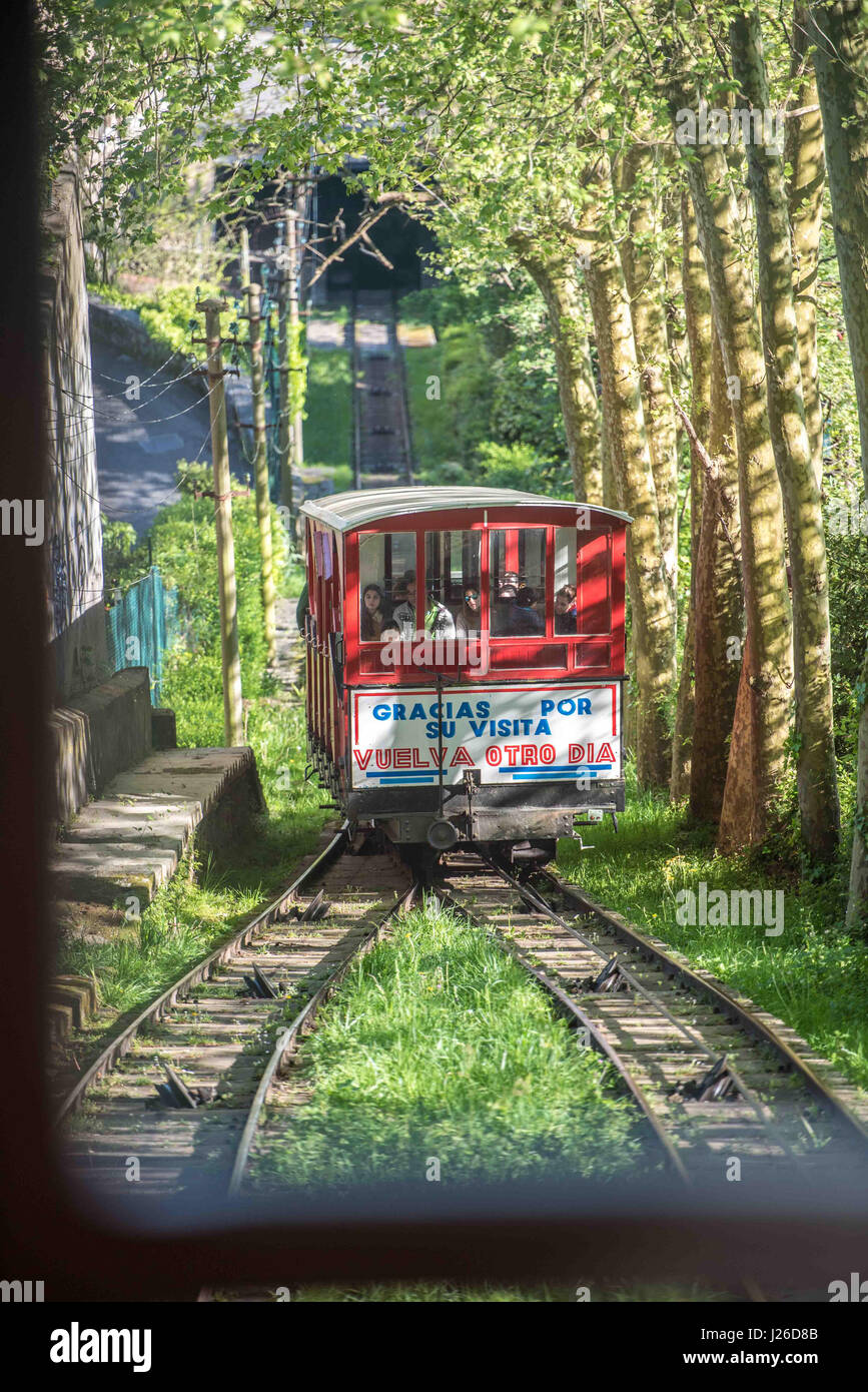 Funicular railway san sebastian hi-res stock photography and images - Alamy