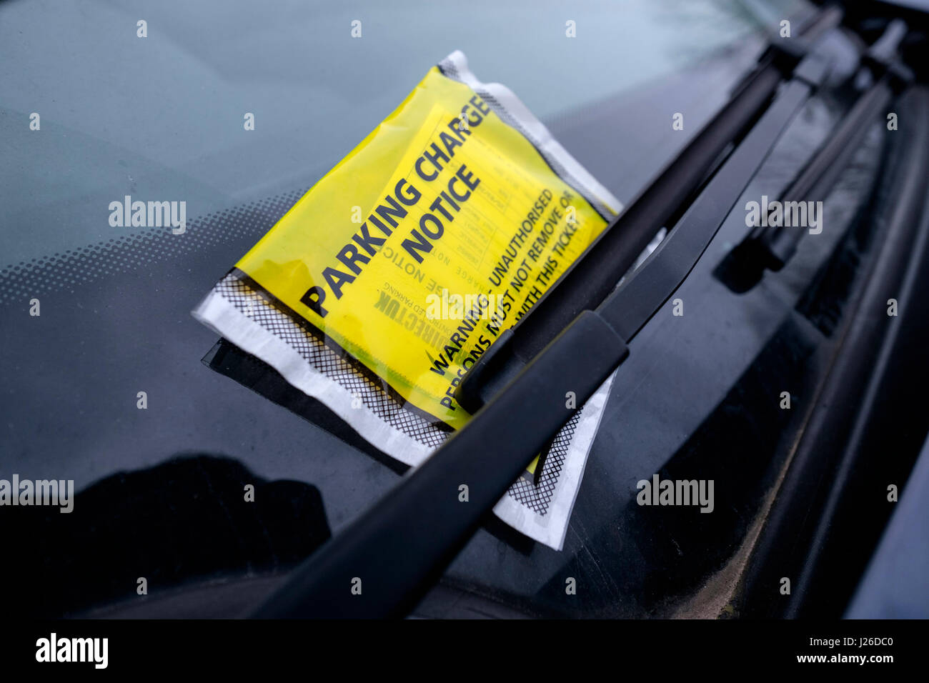 Car parking notice hi-res stock photography and images - Alamy