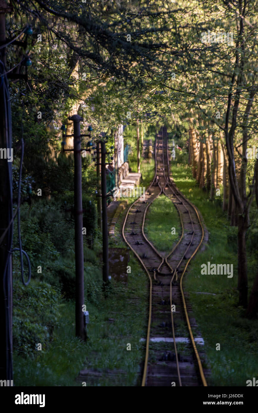 Funiculars using short urban lines to multi-section mountain railways ...
