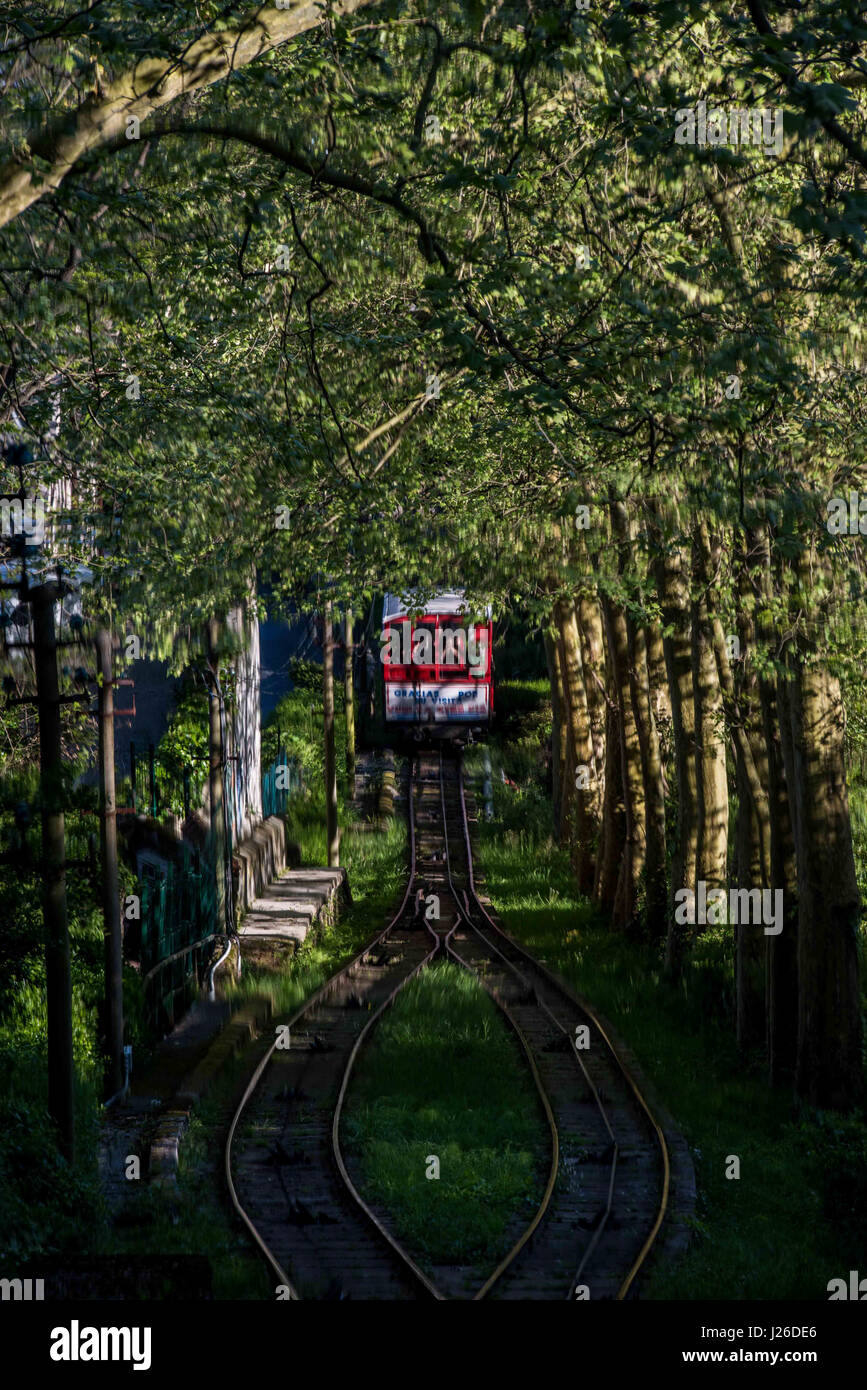 Funiculars using short urban lines to multi-section mountain railways ...