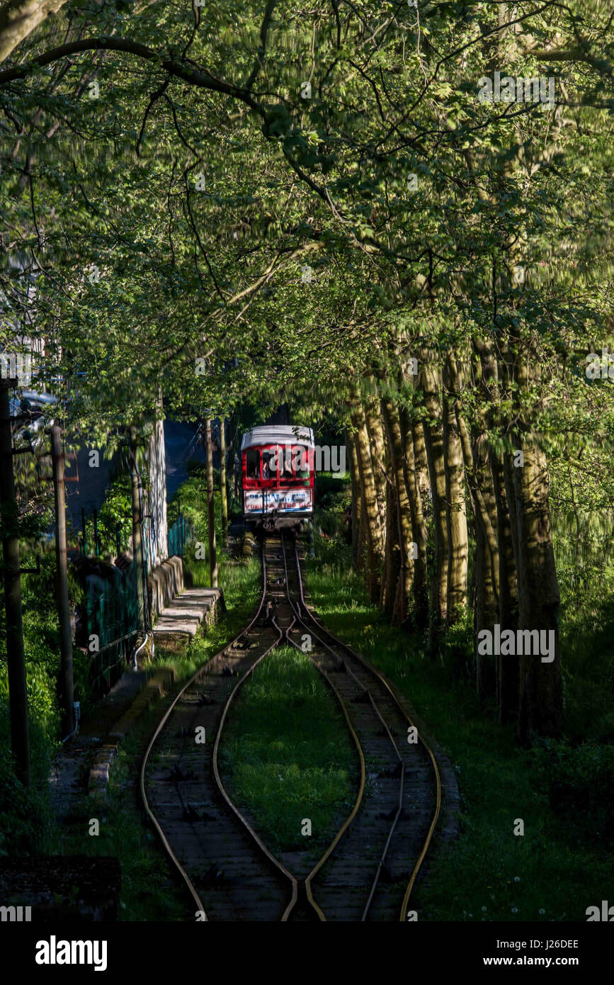 Funiculars using short urban lines to multi-section mountain railways ...
