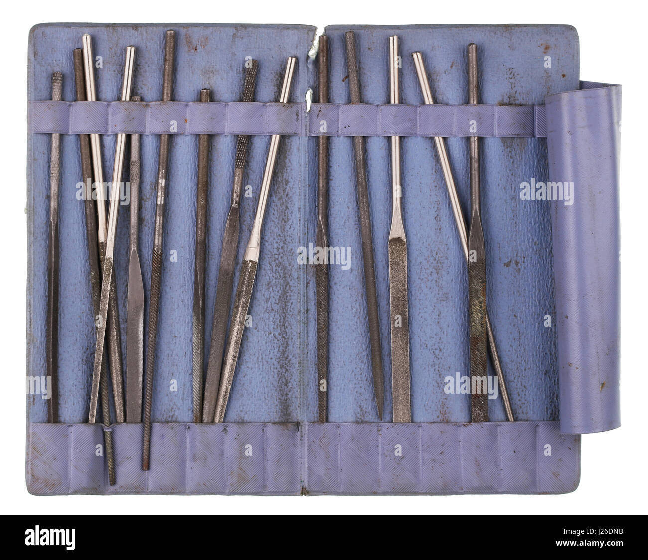 Set tools on leather Cut Out Stock Images & Pictures - Alamy