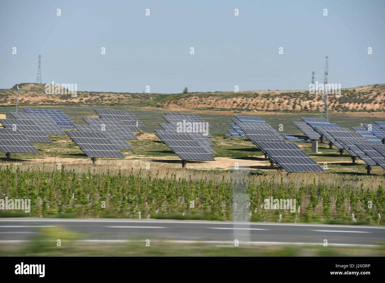 Solar farm europe city hi-res stock photography and images - Alamy