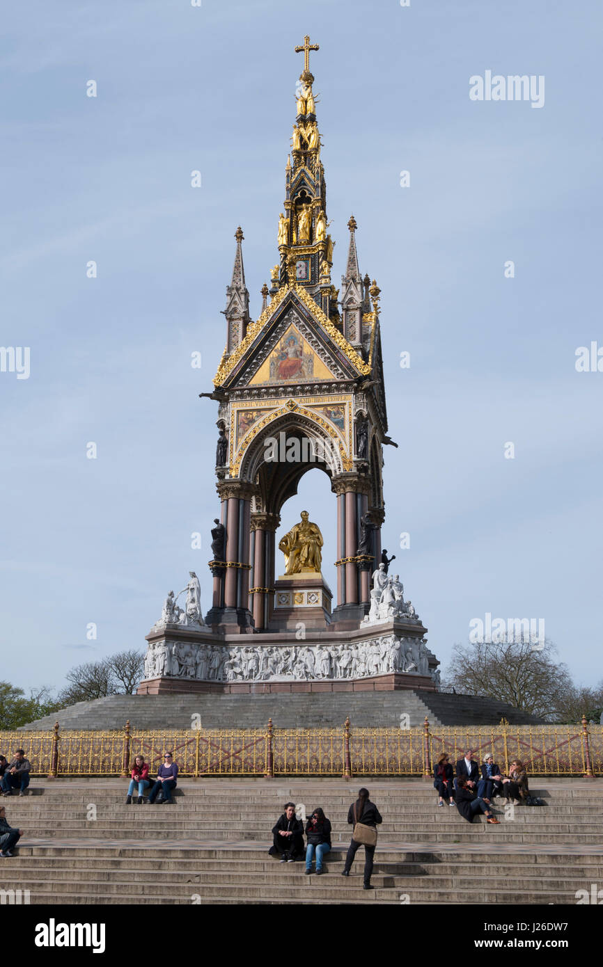 The Albert Memorial in Kensington Gardens, London, England, UK, Europe Stock Photo - Alamy