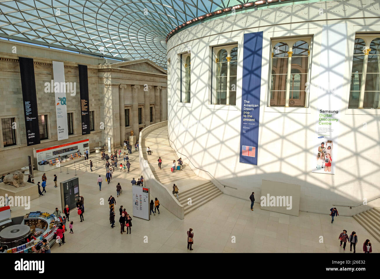 Inside atrium building london hi-res stock photography and images - Alamy