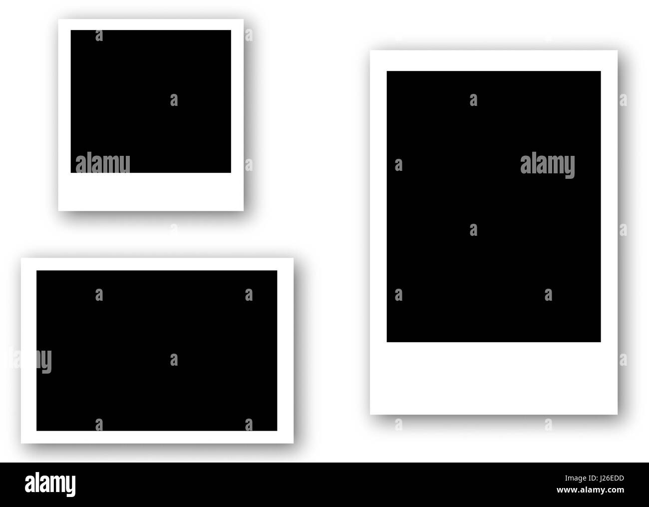 Set of photo frames with tape Stock Vector Image & Art - Alamy
