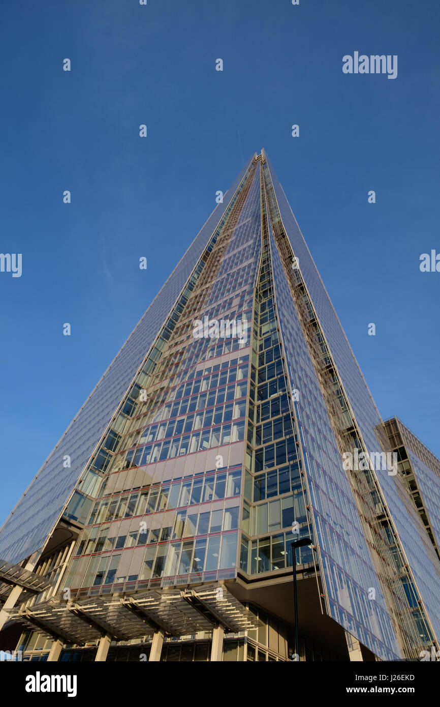 The Shard, designed by Renzo Piano, in London, United Kingdom, Europe ...