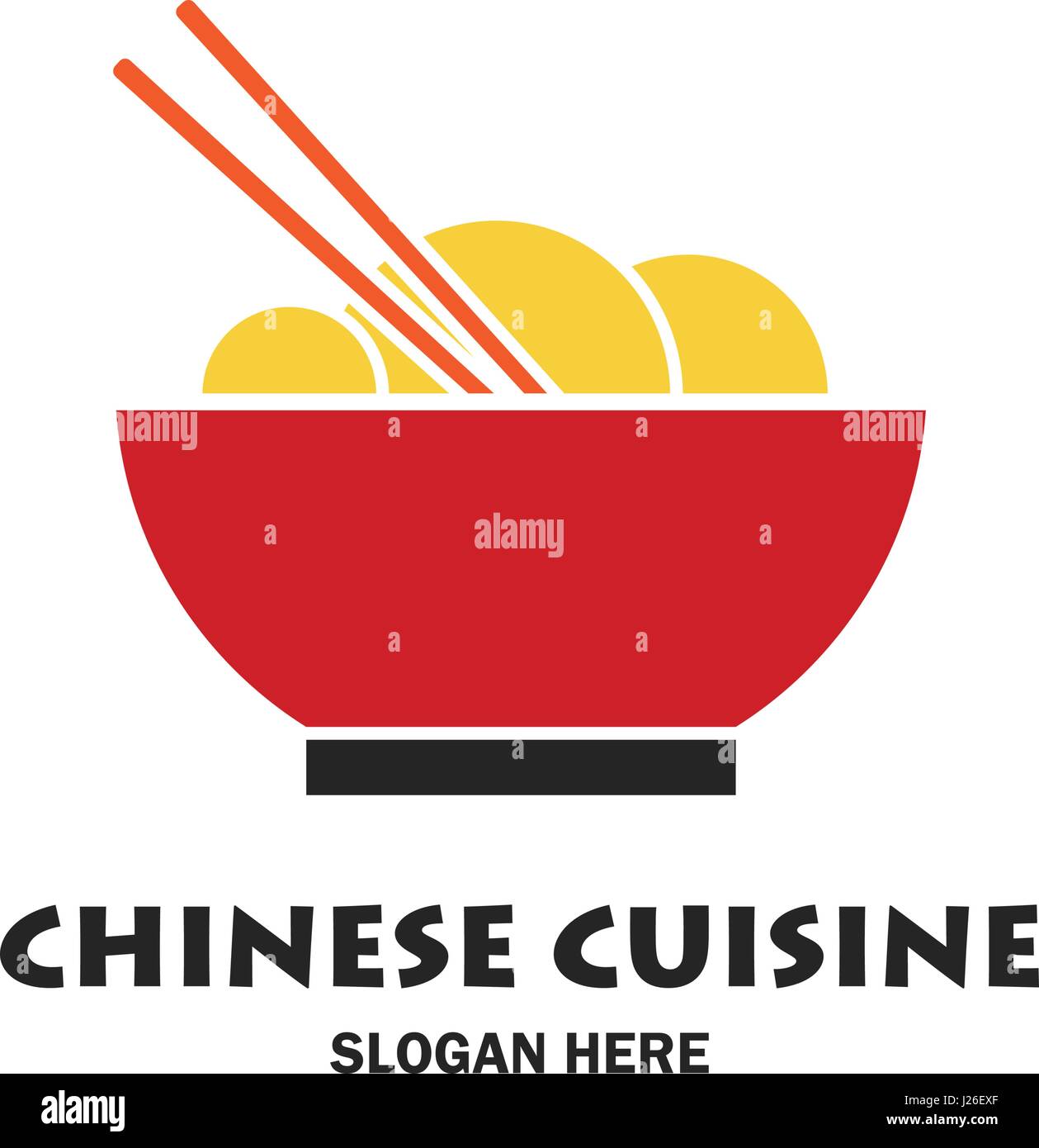 chinese restaurant / chinese food logo with text space for your slogan ...