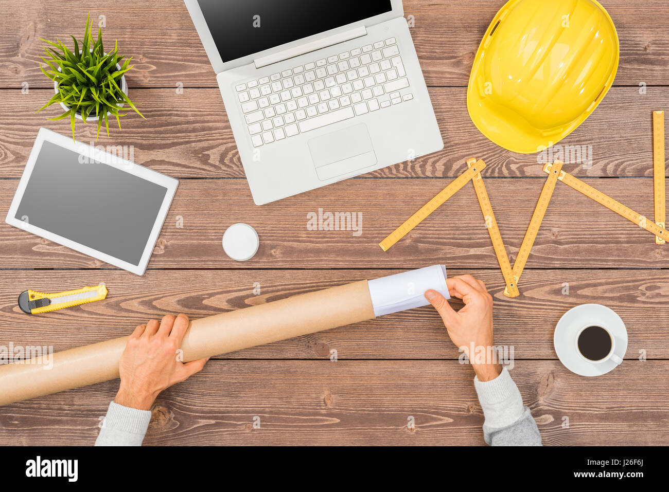 Architect designing house on hi-res stock photography and images - Alamy