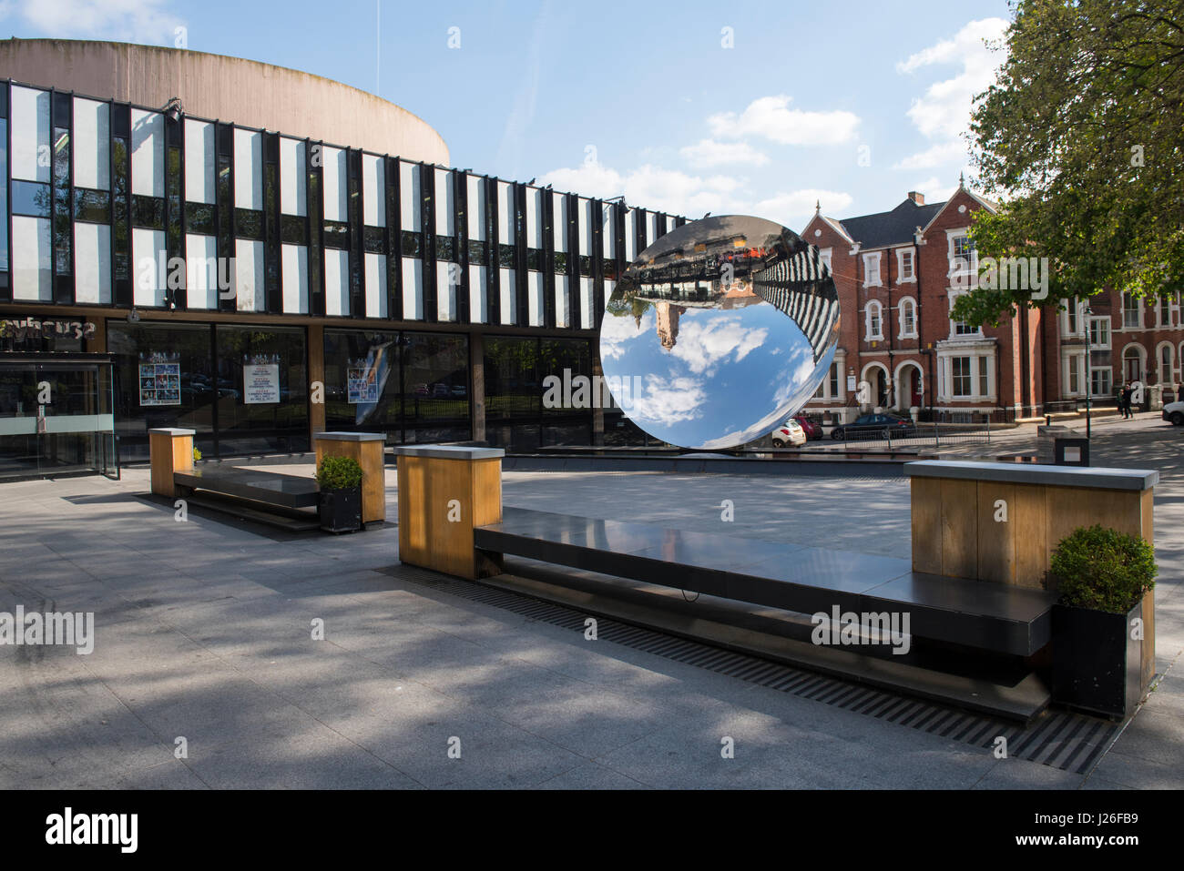 The Nottingham Playhouse and Sky Mirror, Nottingham City ...