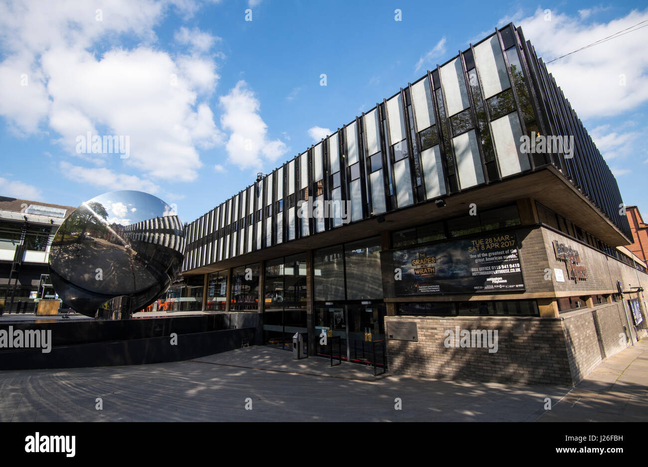 The Nottingham Playhouse and Sky Mirror, Nottingham City ...