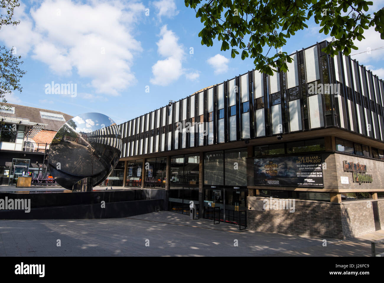The Nottingham Playhouse and Sky Mirror, Nottingham City ...