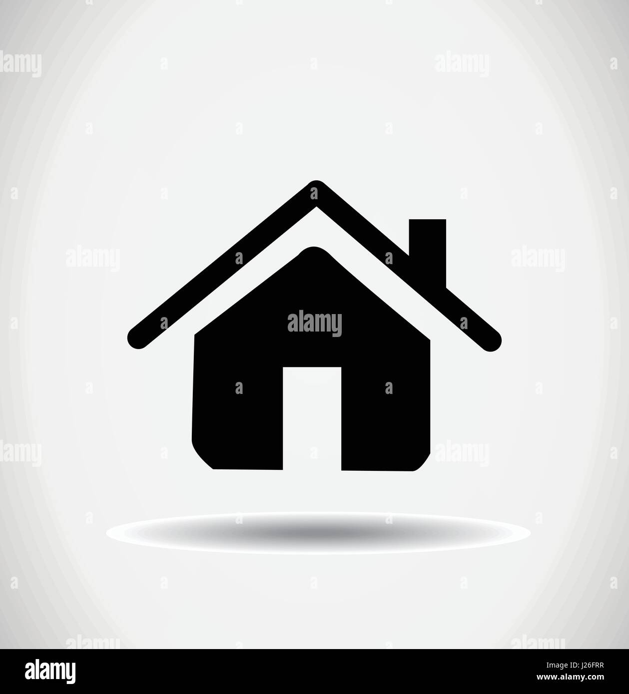 retro style home icon Stock Vector Image & Art - Alamy