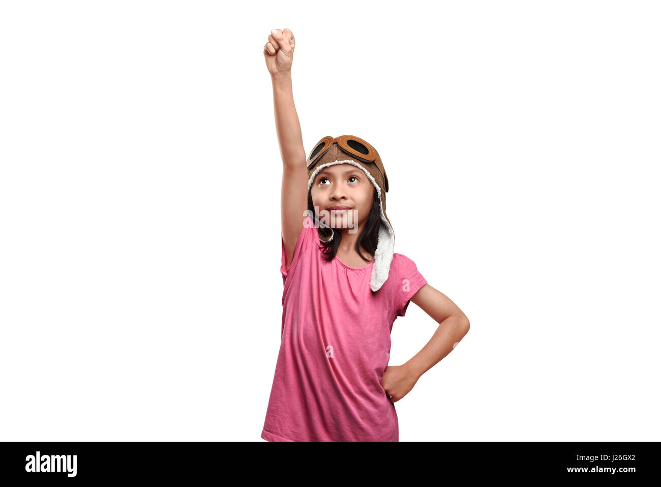 Beautiful asian child pilot hi-res stock photography and images - Alamy