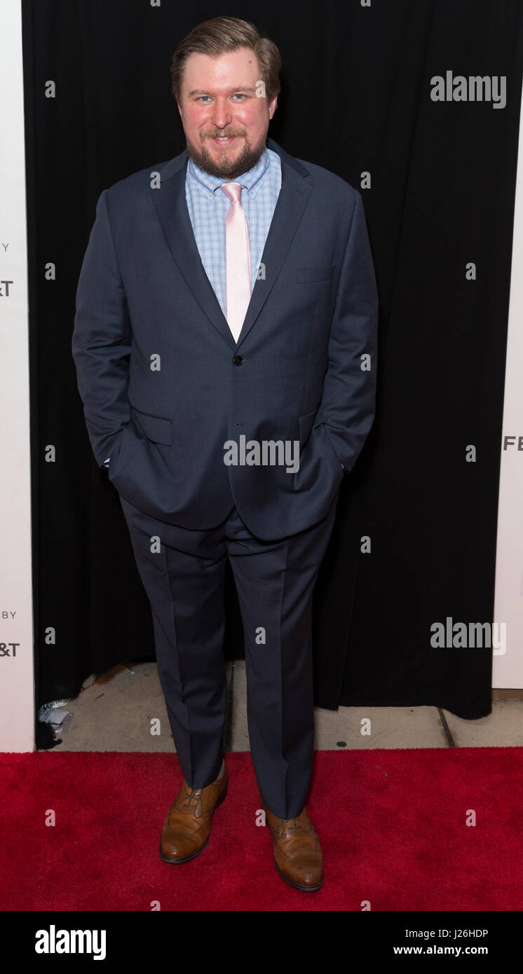 Michael Chernus attends premiere The Dinner during 2017 Tribeca Film ...