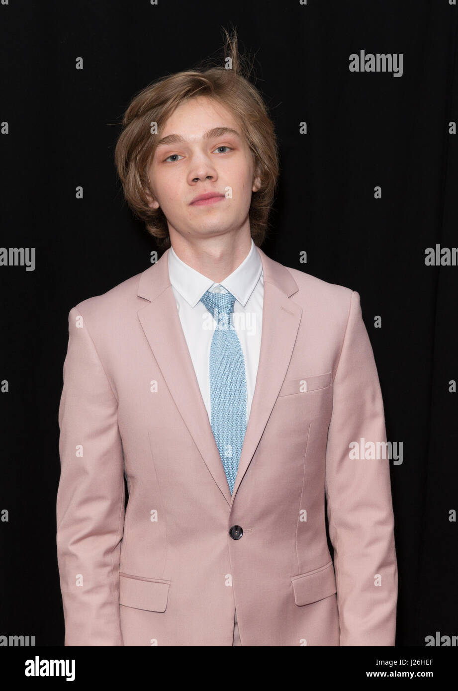 Charlie Plummer attends premiere The Dinner during 2017 Tribeca Film ...