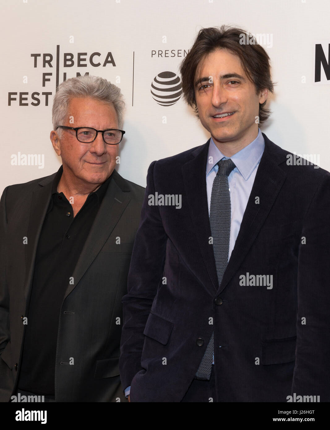 Dustin Hoffman and Noah Baumbach attends Tribeca Talk during 2017 ...