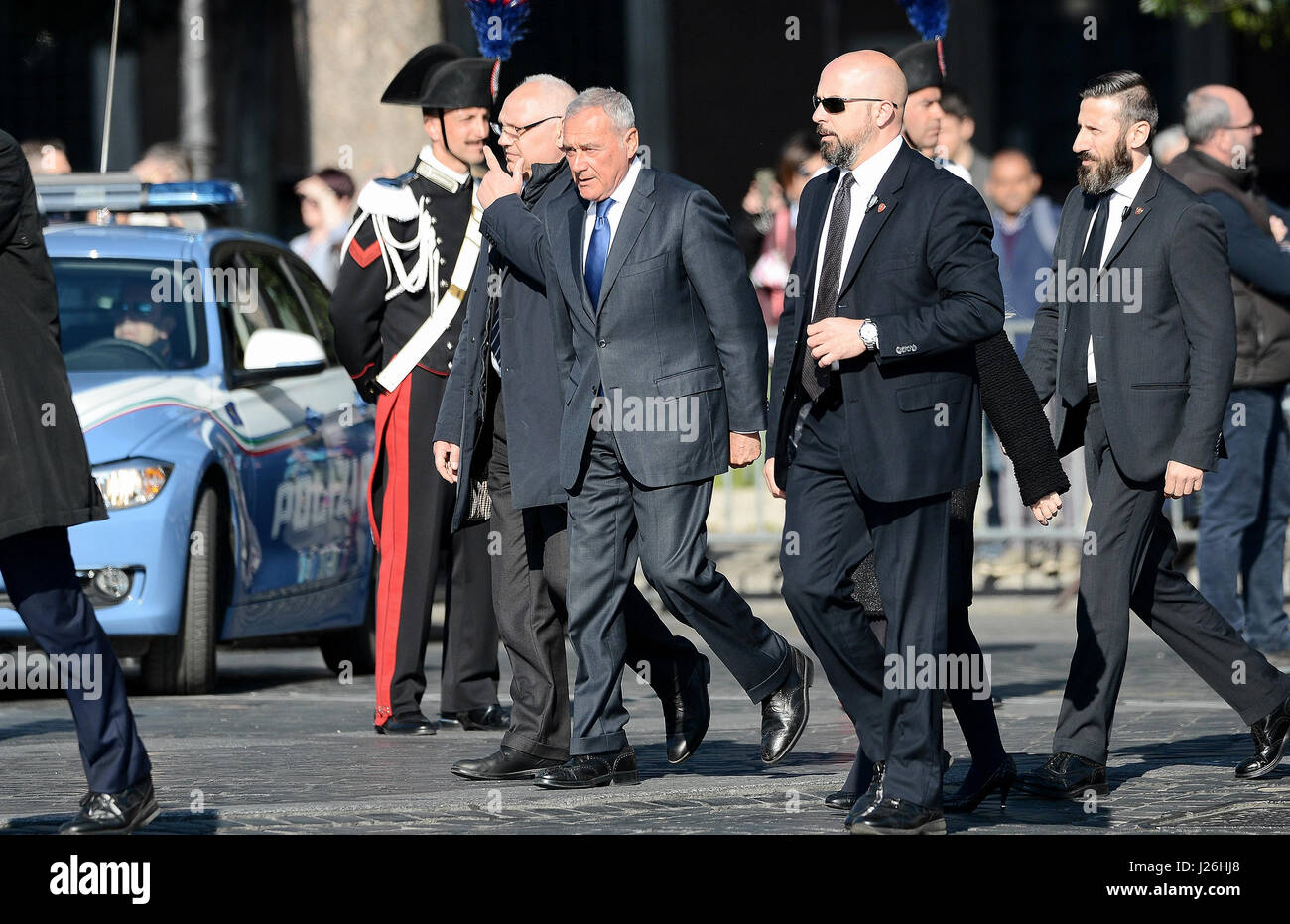 Naples, Italy. 25th Apr, 2017. The celebrations on April 25 opened with ...