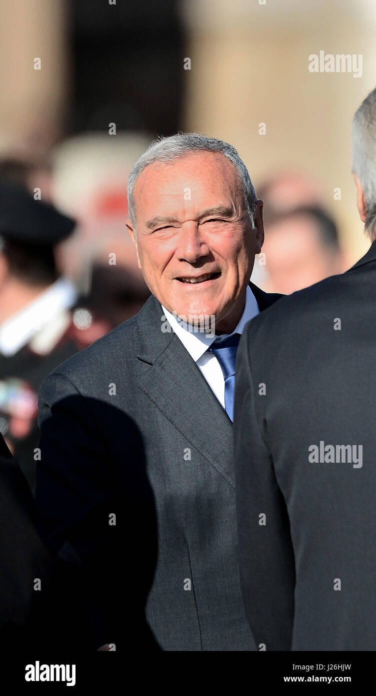 Naples, Italy. 25th Apr, 2017. The celebrations on April 25 opened with ...