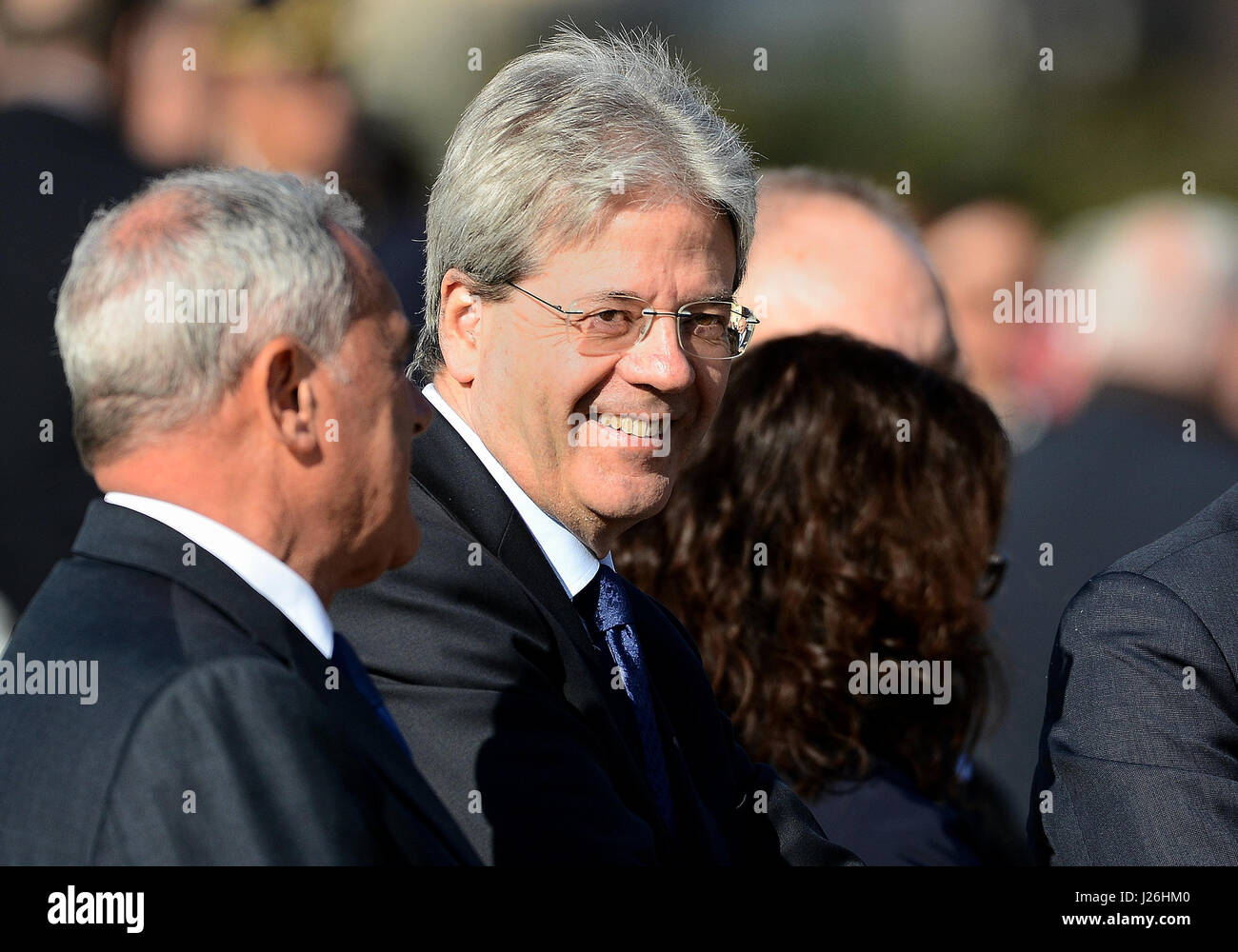 Naples, Italy. 25th Apr, 2017. The celebrations on April 25 opened with ...