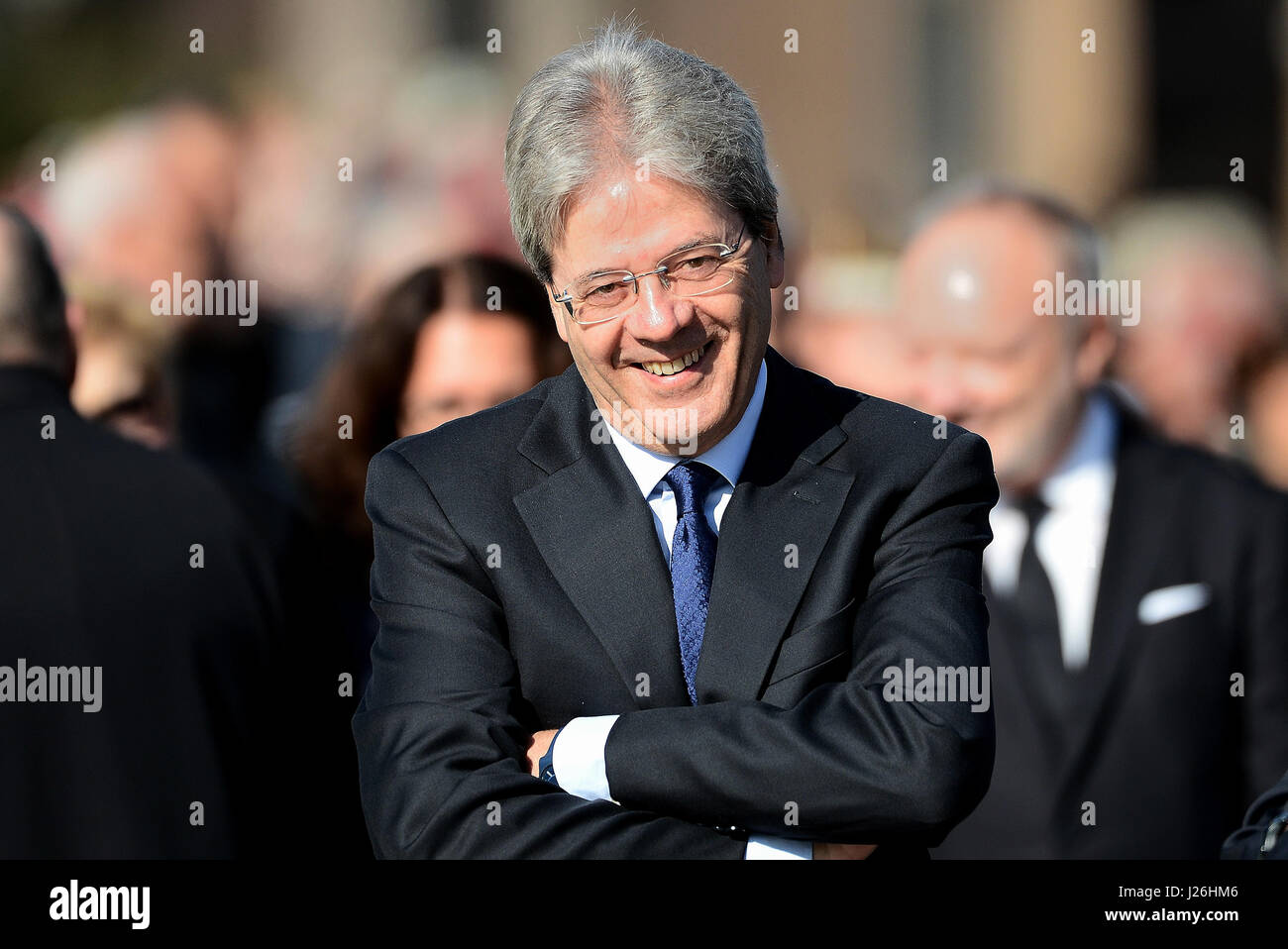 Naples, Italy. 25th Apr, 2017. The celebrations on April 25 opened with ...