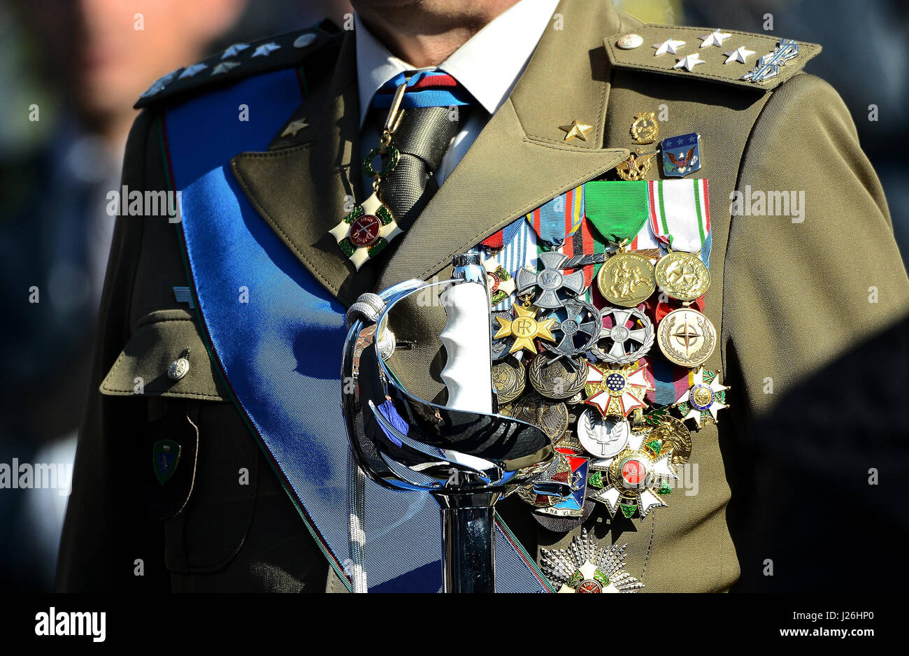 Naples, Italy. 25th Apr, 2017. The celebrations on April 25 opened with ...