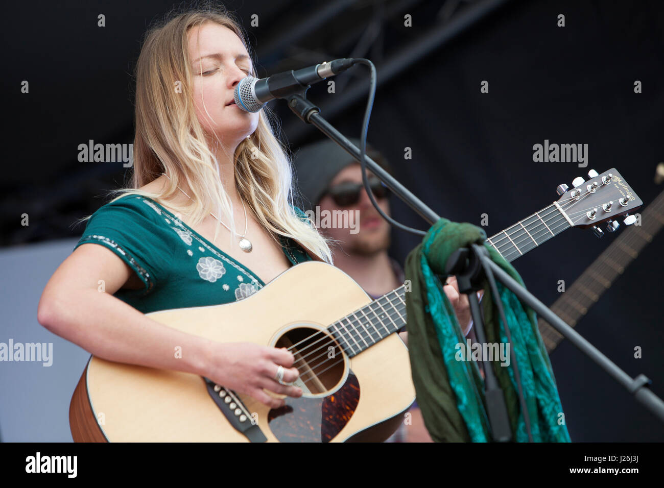 The Alex Hart Band perform at The Porthleven Food and Music Festival ...