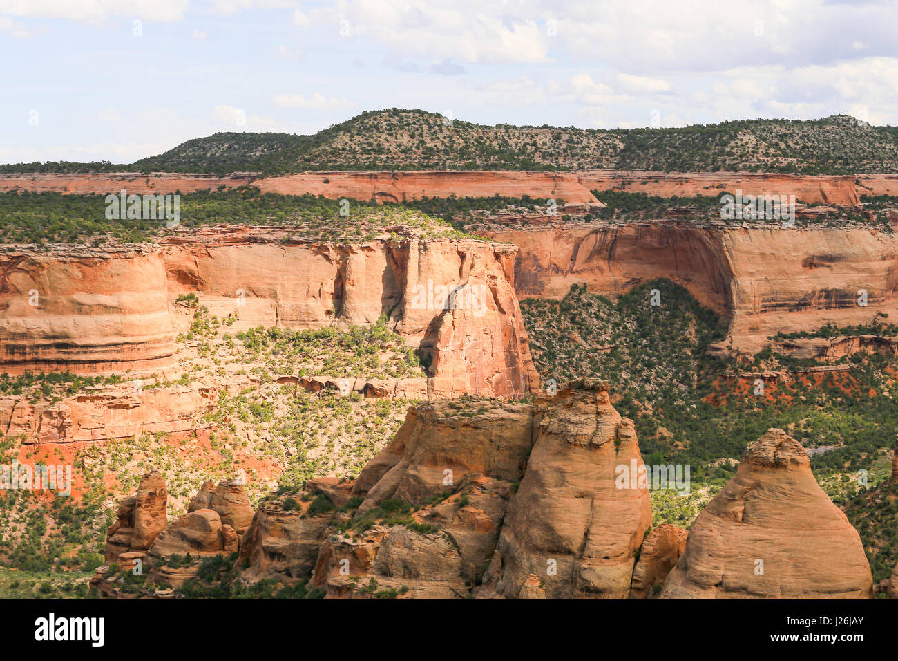 The rock formation called the Coke Ovens in the Colorado National ...