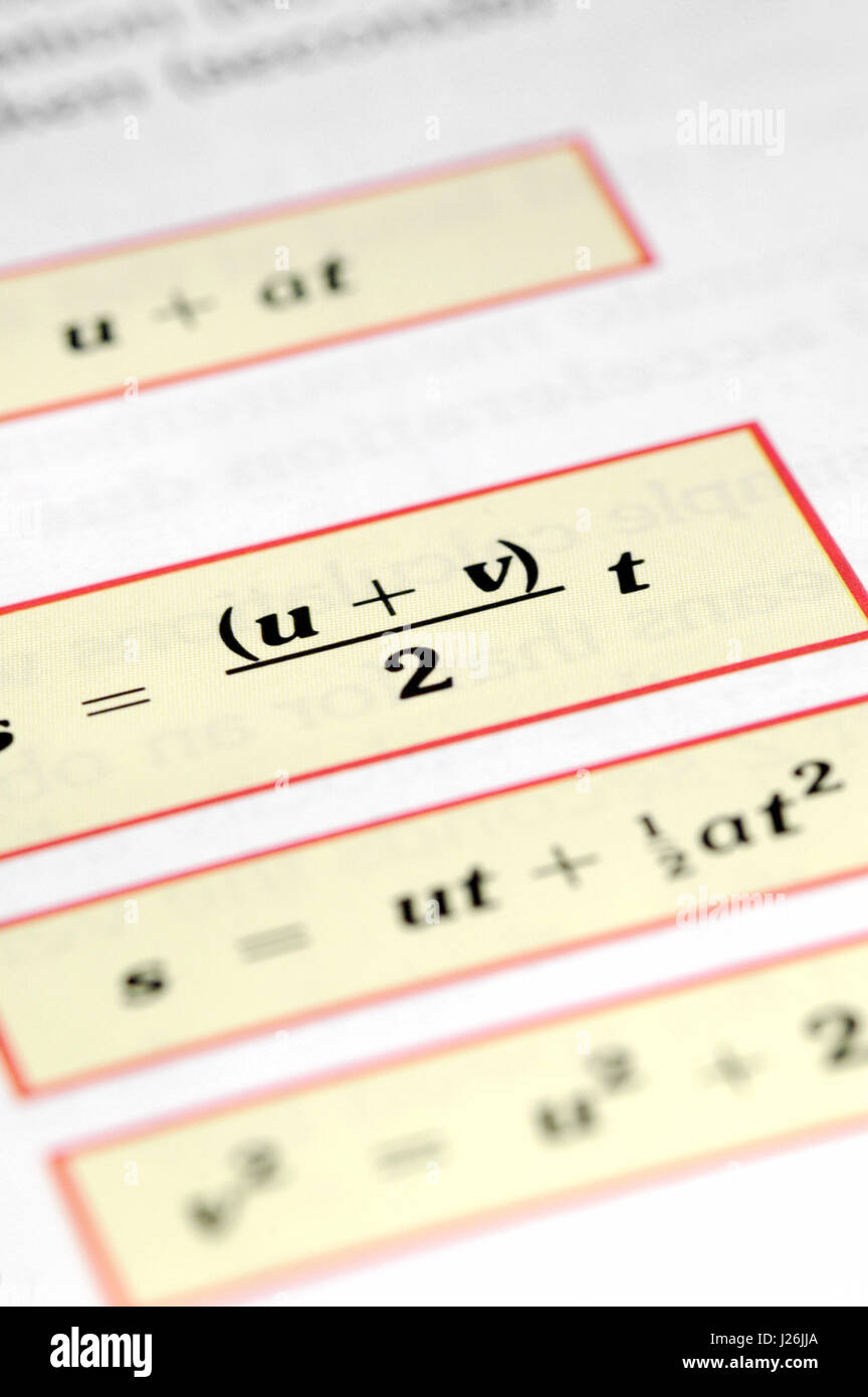 random mathematical equations closeup Stock Photo - Alamy