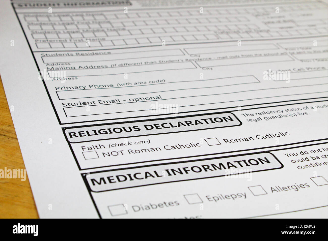 Declaration of faith hi-res stock photography and images - Alamy